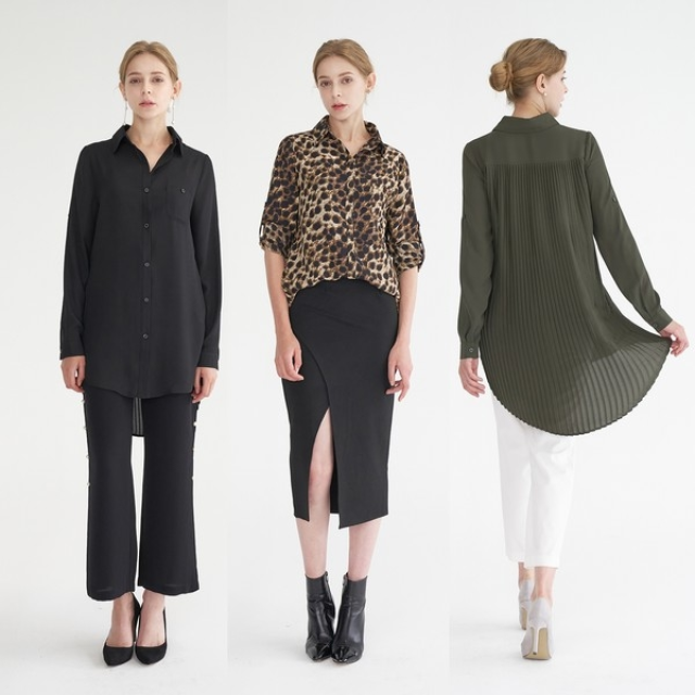 [라라쎄]플리츠롤업셔츠형 재킷 1종_P341927909