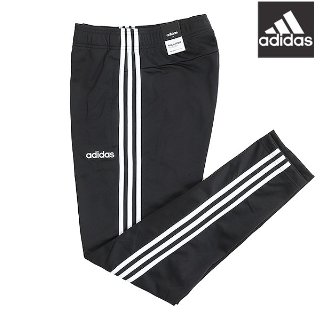 아디다스 에센셜 삼선 테이퍼드 팬츠 트리코 (DQ3090)