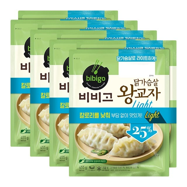 [CJ] 비비고 닭가슴살왕교자Light 455G x 8봉