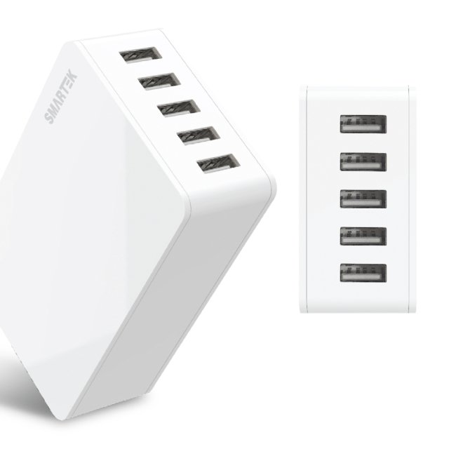 스마텍 32.5W USB 5포트 멀티 고속충전기 STC-5000