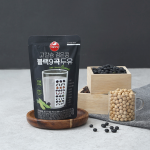 서울우유 고칼슘 검은콩 블랙9곡 두유 190ml 40팩-칼슘250mg