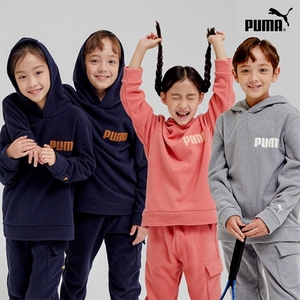 [PUMA] 22FW 푸마키즈 웜플리스 후드티 조거팬츠 셋업 3컬러 택1