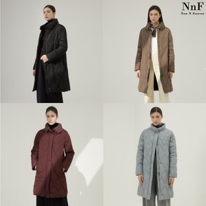 [히트상품] NNF 23FW 여성 니트 카라 패딩