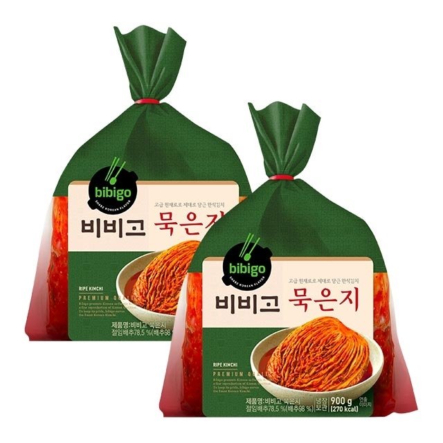 [CJ] 비비고 묵은지 900G x 2개