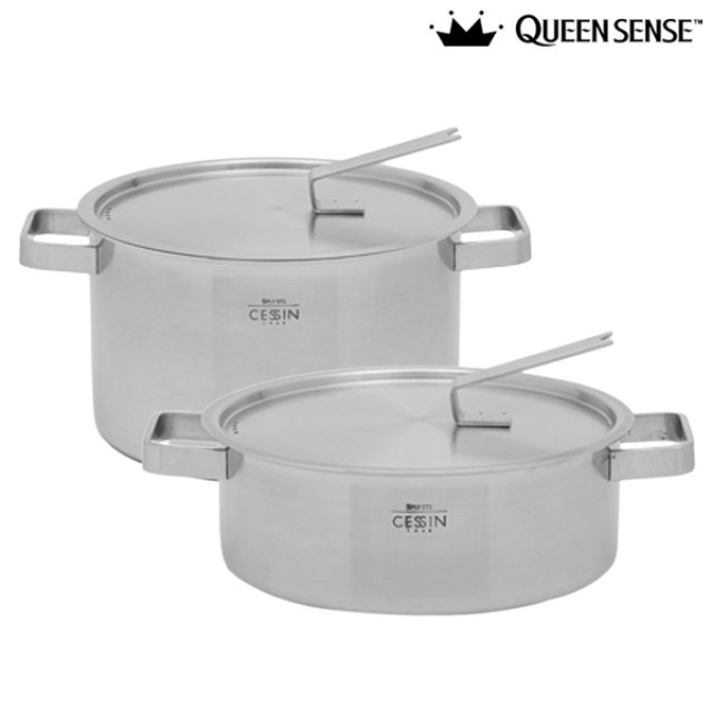 퀸센스 CESSIN 통5중냄비 2종24+24전골