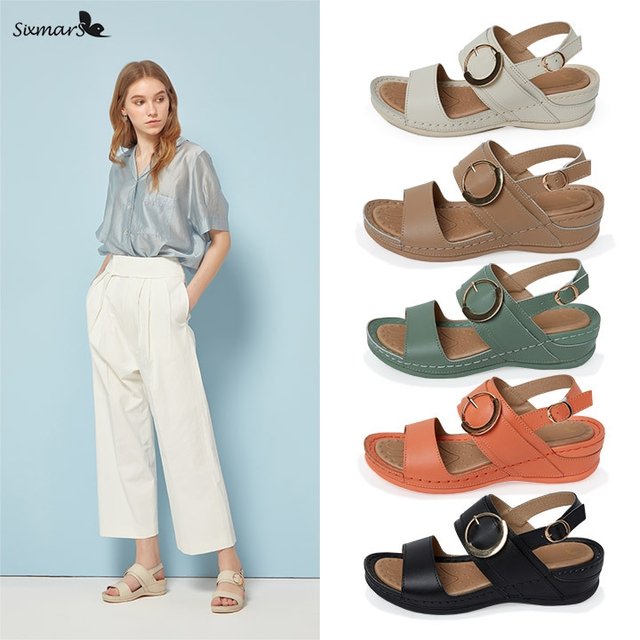 [시스마르스] 리얼 천연가죽 샌들 SM033