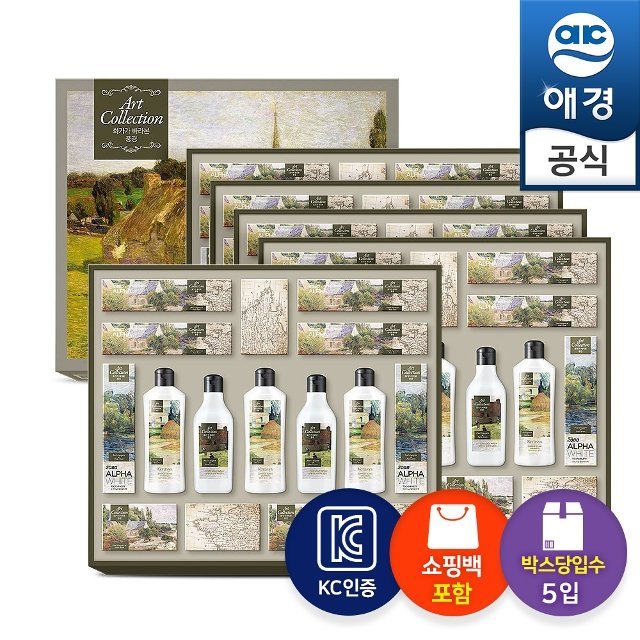 [4+1/총5개] 애경 설선물세트 즐거운7호 [명절선물세트/쇼핑백포함]