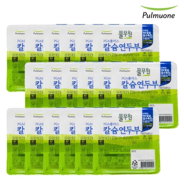 [풀무원] PGA플러스 칼슘연두부480g(80g*6개입)x3/총18개