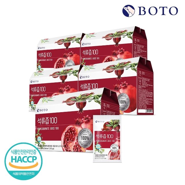 [보뚜] 석류즙 100 80ml 30포 x 5박스