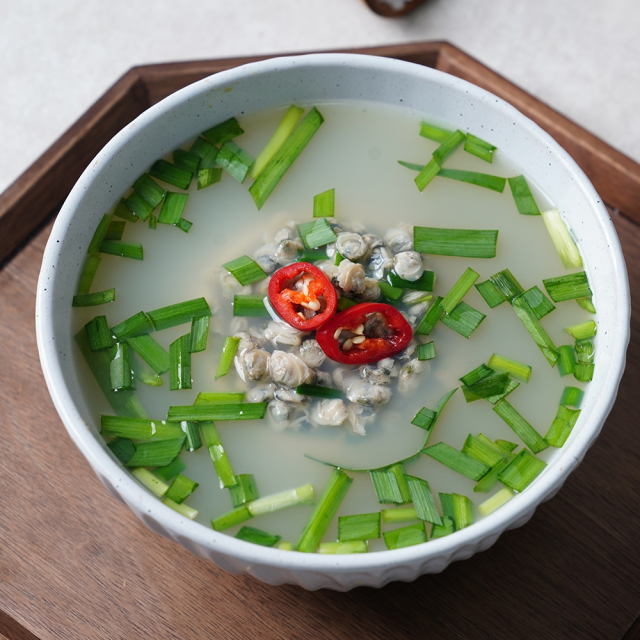 G [HACCP인증] 정형만이 만든 섬진강 자연산 재첩국 500g x 2봉