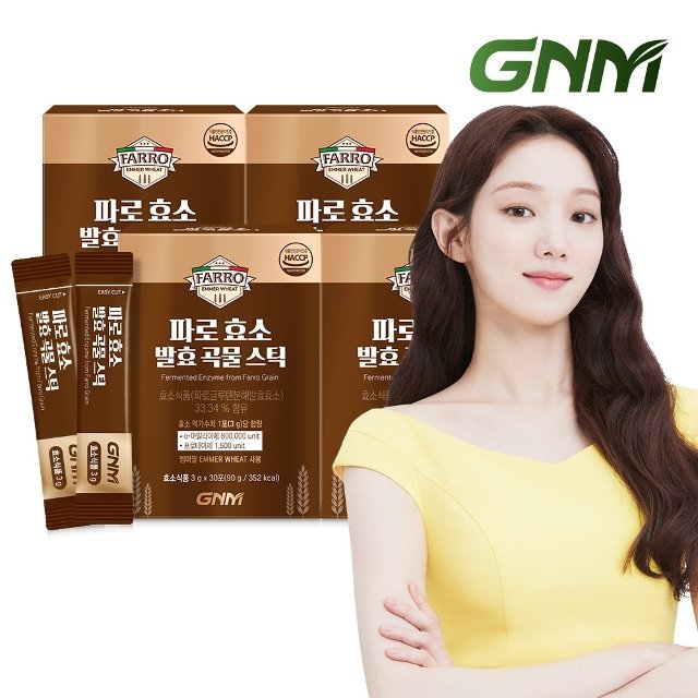 GNM 파로 효소 발효 곡물 스틱 3g x 30포 4박스(총 120포)