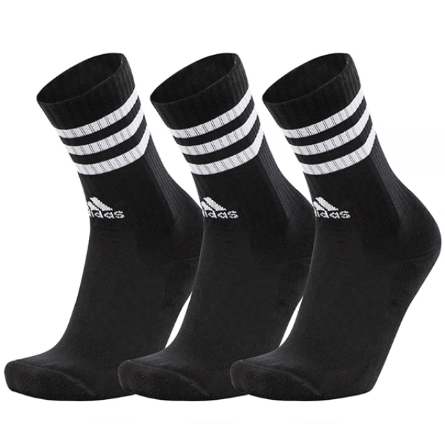 [정품] 아디다스 스포츠웨어 3S 쿠션 크루 삭스 3팩 (IC1321)