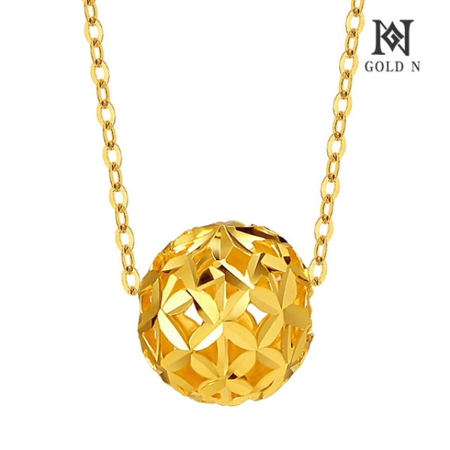 [골드앤] 순금 24K 써클컷 목걸이 소_3.75g