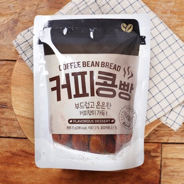 [만쥬데이] 커피콩빵 70g x 10봉 (총700g)