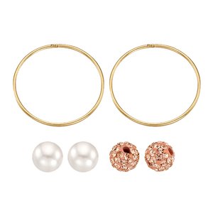 [골드퀸즈]14K 데이무브 귀걸이_18mm