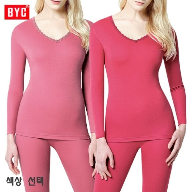 [BYC]40수하모니레이스여성면내복상하1세트BYQ0604_P089283459