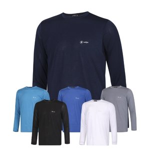 [파파브로] 남성 여름 쿨론 냉감 소재 라운드 긴팔 티셔츠 MB-TSS-Q031