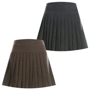 [샵앤] FW 여성 골프 레포츠 헤링본 속바지 숏 플리츠 스커트 NS-WSK-20020