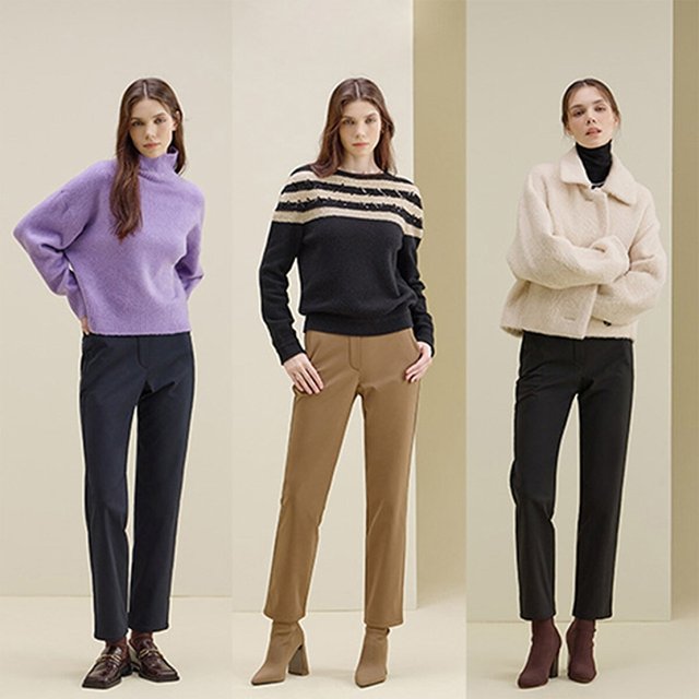 [런칭가 69,900원] 23FW 에어웜 기모 본딩 팬츠 3종 SMN234F0304PT