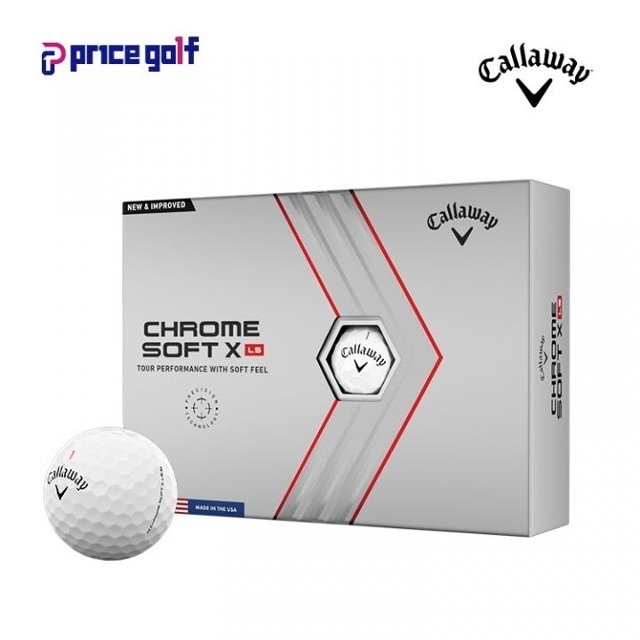 캘러웨이코리아정품 크롬소프트 CHROME SOFT X LS 4피스 5+1 6DZ 이벤트 (화이트)