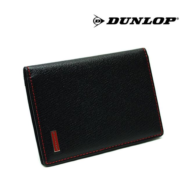 던롭 남성용 소가죽 에디션 명함지갑 DL WE103 BK