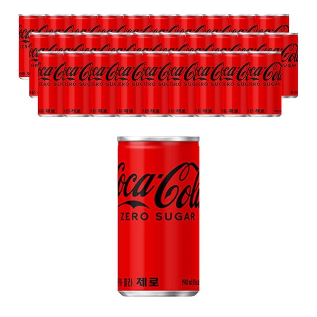 [무료배송] 제로콜라 190ml 30캔