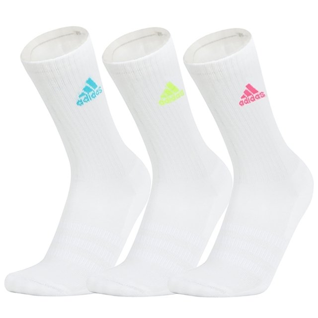 [정품] 아디다스 스포츠웨어 쿠션 크루 삭스 3팩 (IK0352)