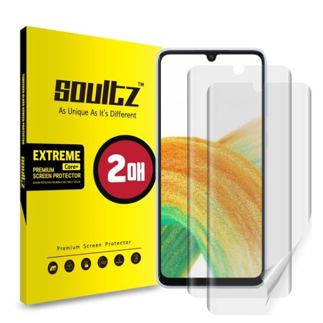 [솔츠코리아]갤럭시 A33 A32 용 무광 지문방지 액정보호필름 2매_P320197050