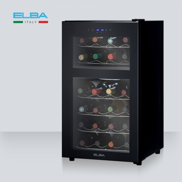[ELBA] 엘바 블랙 와이드 와인셀러 (24병 65리터) EW65DT24
