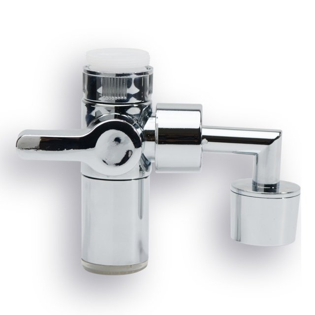 비타그램 듀얼 분사(LED+360도 수전 조절) 세면대 수전 LED 워터탭 VG-WA23