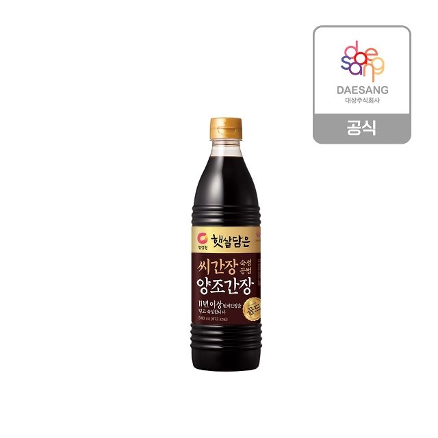 F)청정원 씨간장숙성 양조간장골드 840ml
