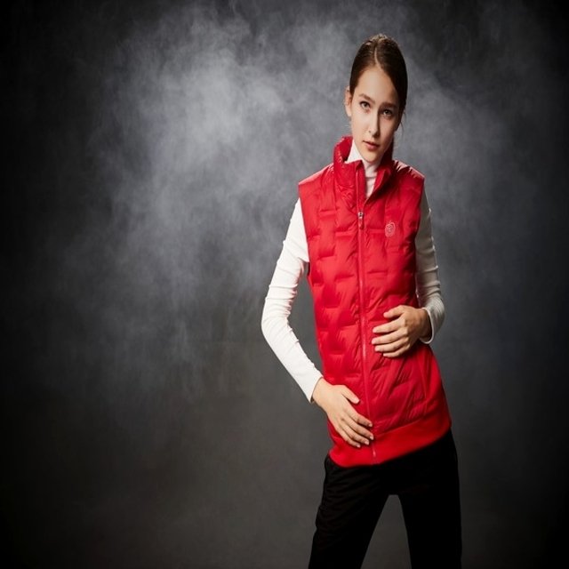 [그렉노먼]여성 라운딩 패키지 베스트 (레드)HWG19-VT401_P346087490