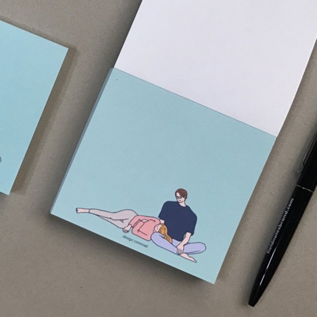 메모왕 일러스트 메모지 버전.2 - 커플