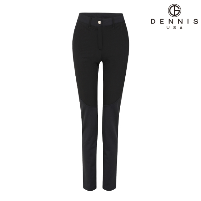 [데니스골프] 여성)부분패딩 바지_블랙_N18FLPT361