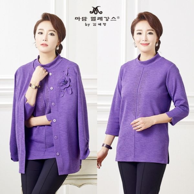 [마담엘레강스]설레임 코사지 포인트 앙상블 K201JK01+K201BL01_P320104887