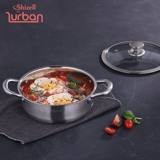 [Shizell] 쉬젤 러반 스테인레스 IH 전골냄비 24cm