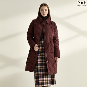 [히트상품] 24FW Nnf 여성 니트 카라 패딩 1종