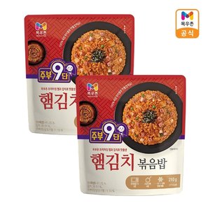[목우촌] 주부9단 햄김치볶음밥 210g x2개
