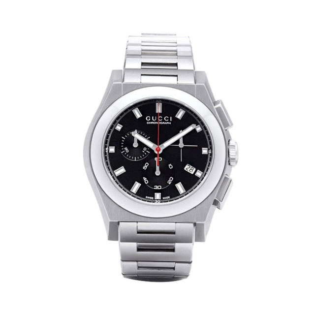 GUCCI YA115235 판테온 남성 메탈 쿼츠 41mm