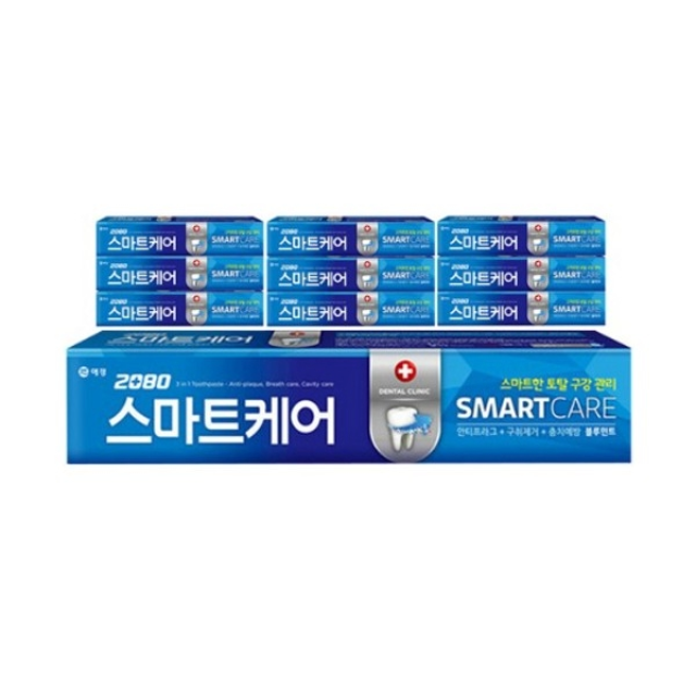 [애경]2080 스마트케어 치약 190g x 10개_P338333337