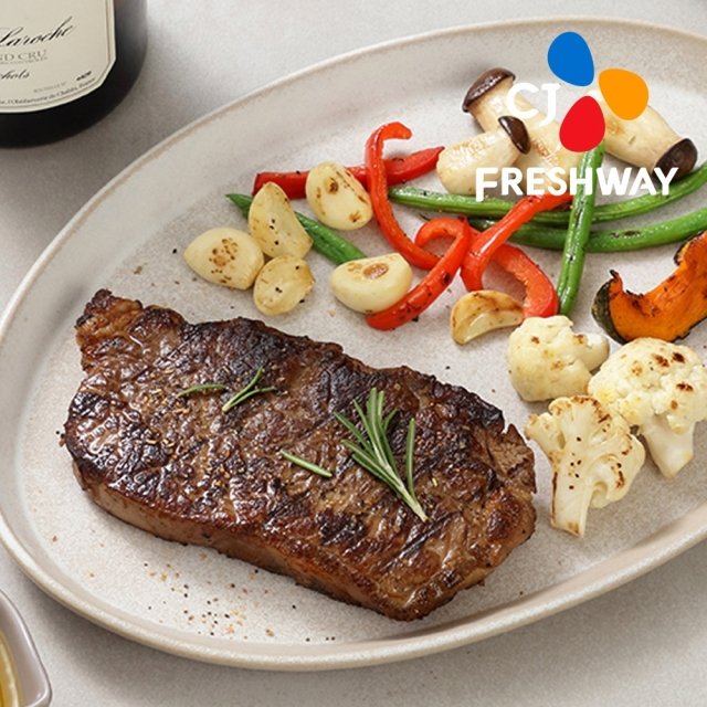 [CJ프레시웨이] 이츠웰 부쳐스킷 채끝스테이크 x 2팩(팩당 340g)