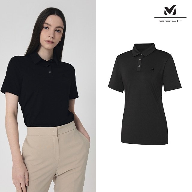 [최.종.가]밀레골프 24SS 역.대.최.저,가! 아이스쿨 에어홀 카라티 셔츠 3종, 여성