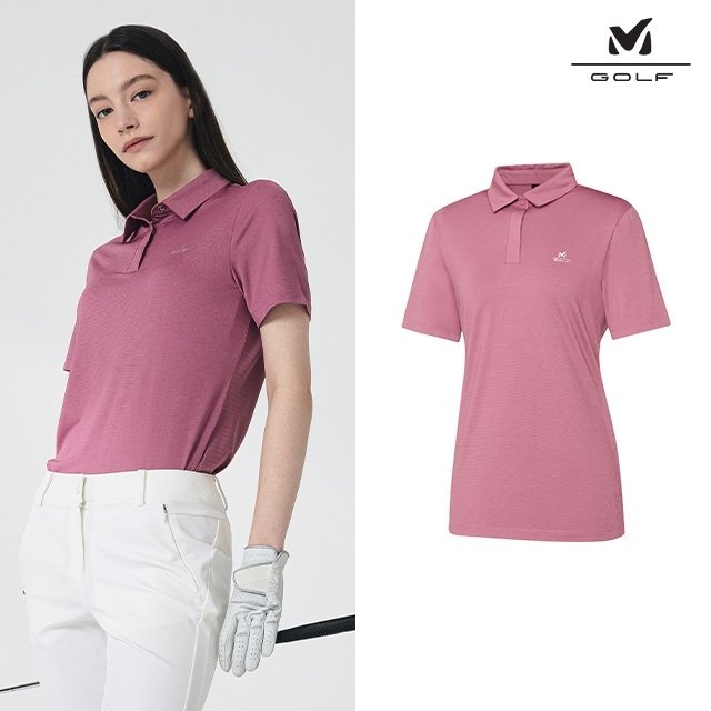 [최.종.가]밀레골프 24SS 역.대.최.저,가! 아이스쿨 에어홀 카라티 셔츠 3종, 여성