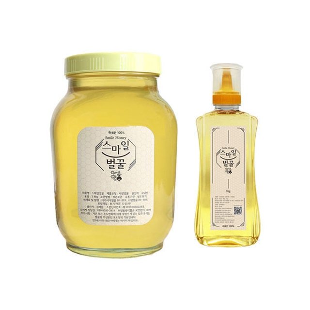 스마일벌꿀 허니벌꿀 2.4kg + 1kg