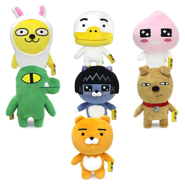 [기프트앤돌] 대형 카카오프렌즈 라이언 튜브 어피치 무지 콘 네오 프로도 캐릭터인형 60cm