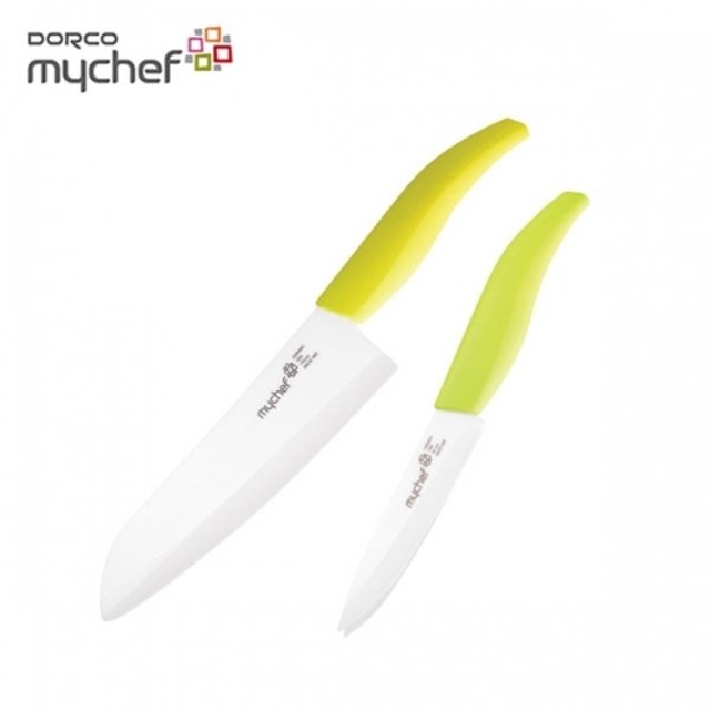 도루코 마이셰프 세라믹 식도과도 칼세트 1호 그린