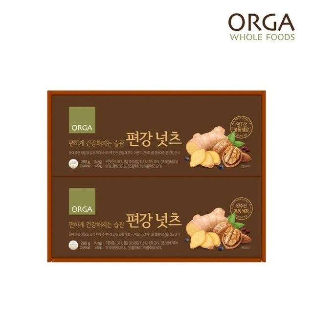 [풀무원]ORGA 편강넛츠 선물세트(280g x 2개입)_P333103874