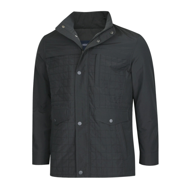 남자 간절기 경량 퀼팅 사파리 점퍼 SM-JUA-74154-카키