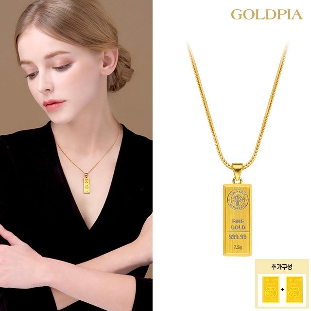 [골드피아]24K순금골드바 목걸이 11.25g