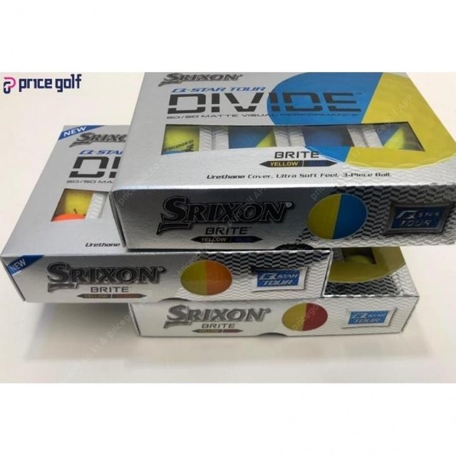 SRIXON 스릭슨 디바이드 반반공 정품 프리미엄 골프공 3피스 여의도골프 몬스터골프